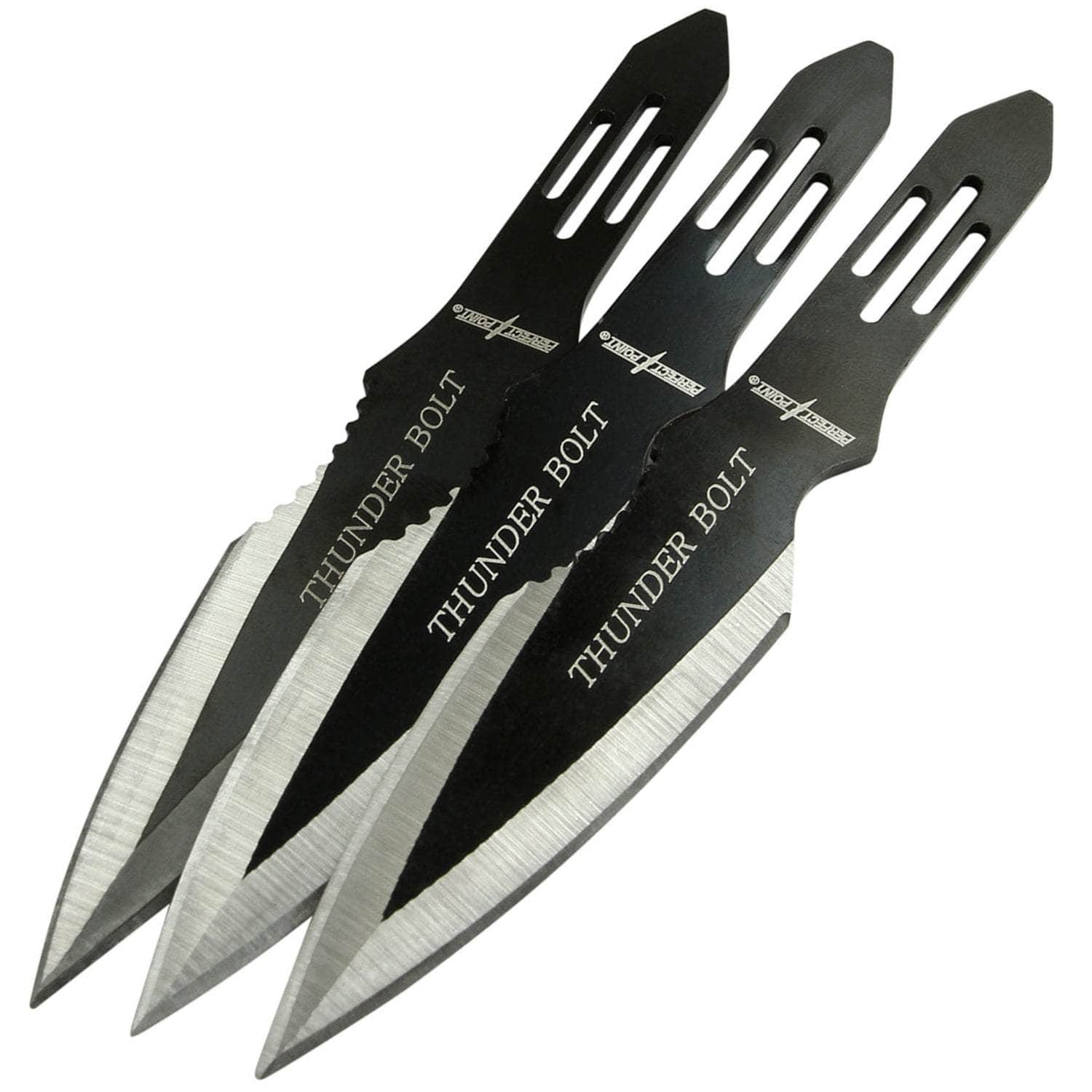 Perfect Point Thunder Bolt Throwing Knife 3-Piece Set